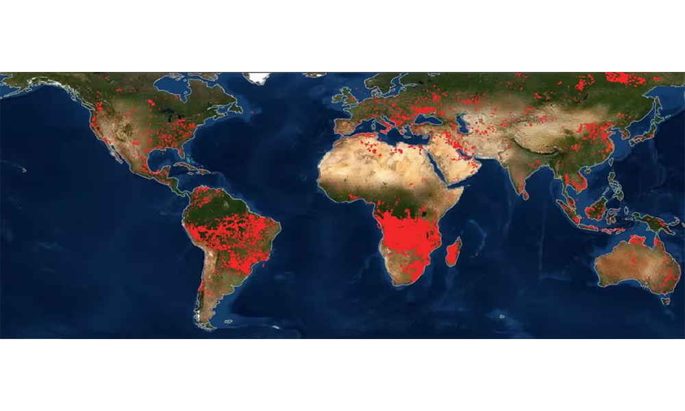 How Much Of The World Is On Fire Building A Global Fire Activity